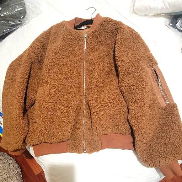 Day & Night | Jackets & Coats | Teddy Bomber Jacket | Poshmark